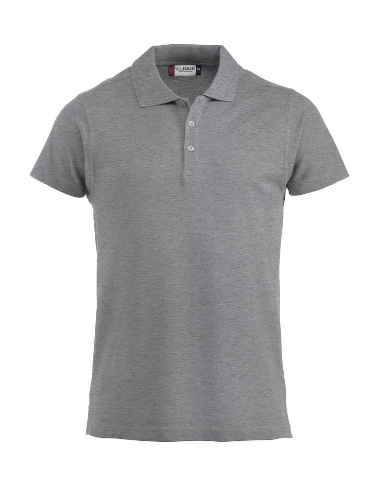 Polo-Homme-manches-courtes-gris-clair - Adisson